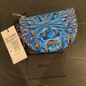 Brahmin | Bags | New Brahmin Melbourne Leather Britt Coin Case Wallet ...